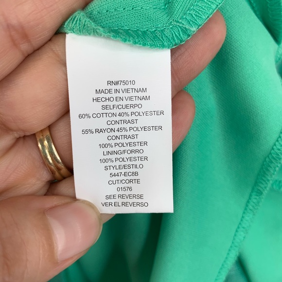 Jodi Kristopher | Dresses | Jodi Kristopher Green Orange Dress Size ...